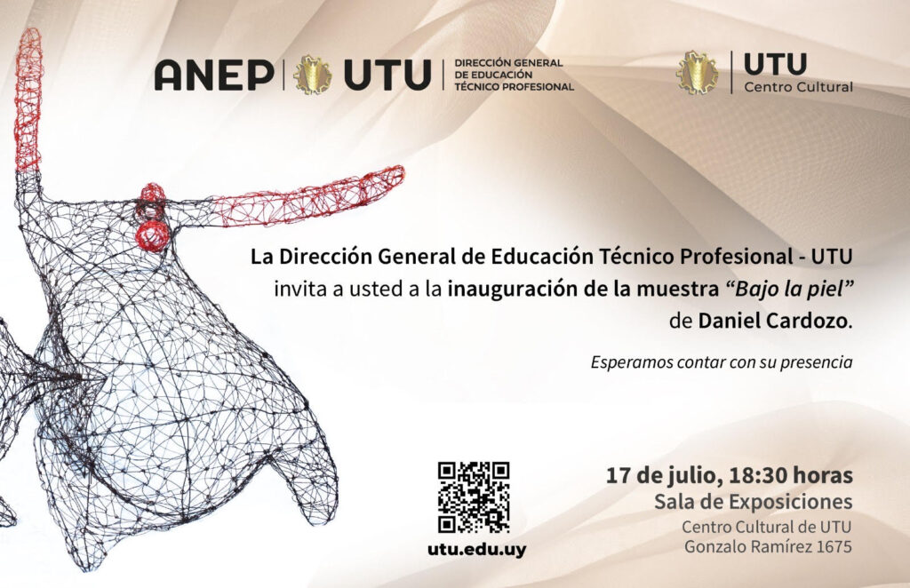 UTU | Inauguración de la muestra «Bajo la piel» de Daniel Cardozo